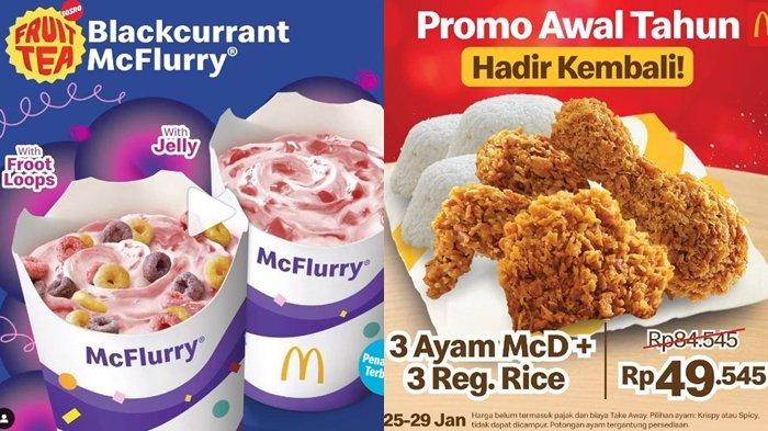 Promo McD Hari ini Sabtu 28 Januari 2023, Makan Hemat Bertiga di Akhir Pekan hanya Rp 49.545 ...