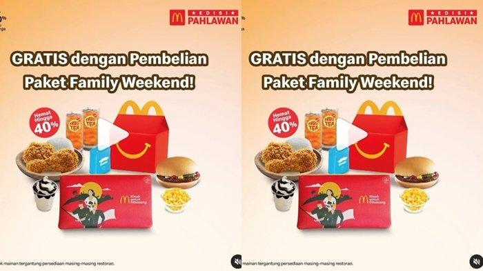 Promo McD Hari ini Sabtu 31 Desember 2022, Beli Paket Family Weekend ...