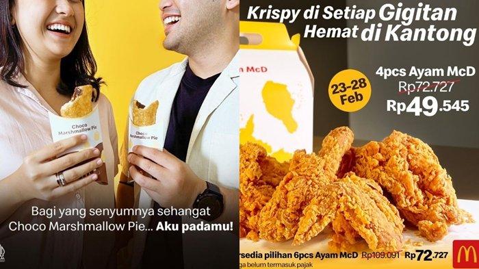 Promo McD Hari ini Selasa 28 Februari 2023, Dapatkan 4 Potong Ayam hanya Rp 49.545 - Tribunkaltim.co