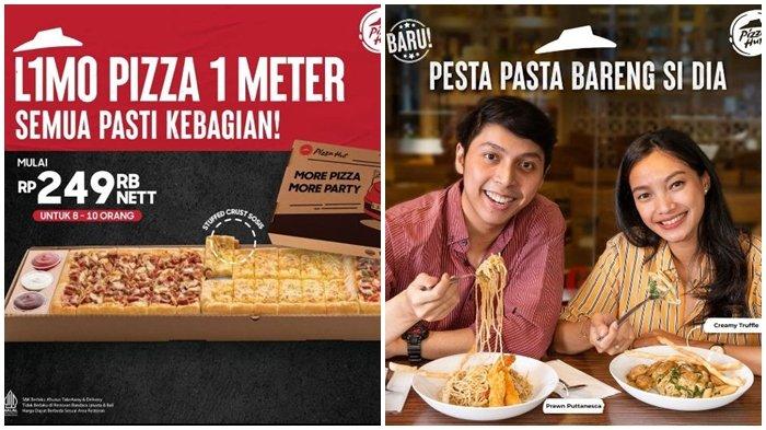 Promo Pizza Hut Hari ini Senin 11 Juli 2022, L1MO Pizza 1 Meter hanya ...