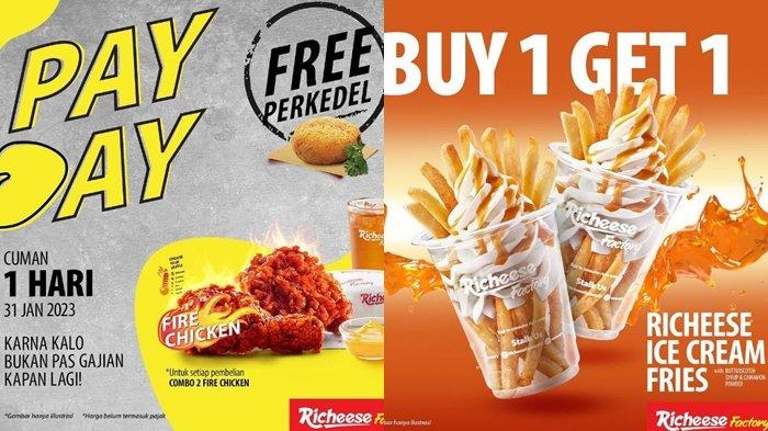 Promo Richeese Factory Khusus Hari ini Selasa 31 Januari 2023, Spesial ...