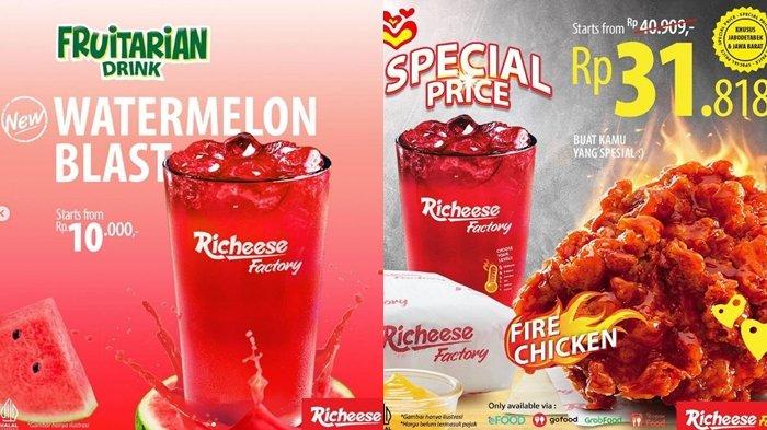 Promo Richeese Factory Hari ini Kamis 6 Oktober 2022, Minuman Baru ...