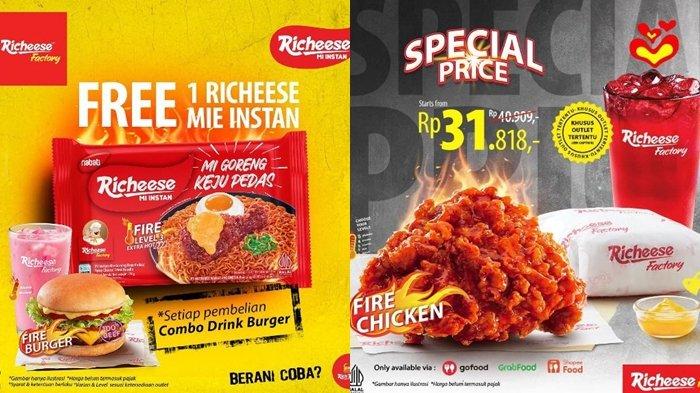 Beli Combo Drink Burger Dapatkan Gratis Richeese Mi Instan, Promo ...