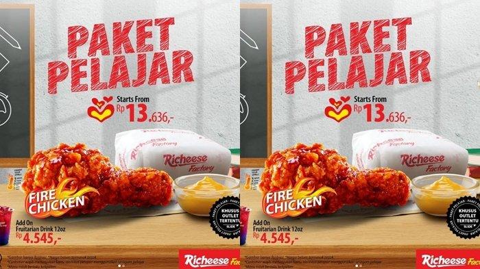 Promo Richeese Factory Terbaru Hari Rabu 21 September 2022, Makan ...