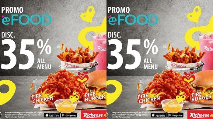 Promo Richeese Factory Hari ini Sabtu 13 Maret 2023, Pesan Lewat eFood Ada Diskon 35 Persen ...