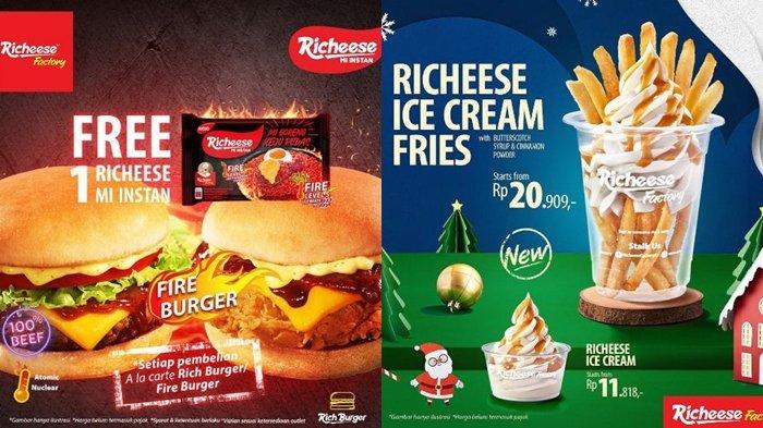 Promo Richeese Factory Hari ini 24 Desember, Beli A la Carte Rich ...