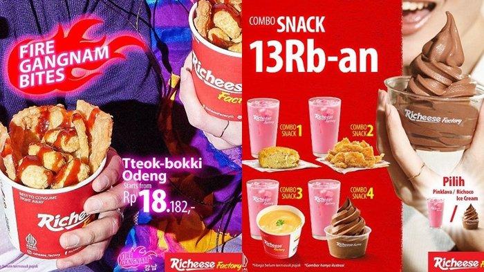 Promo Richeese Factory Hari ini Senin 1 Mei 2023, Nyemil Super Enak ...