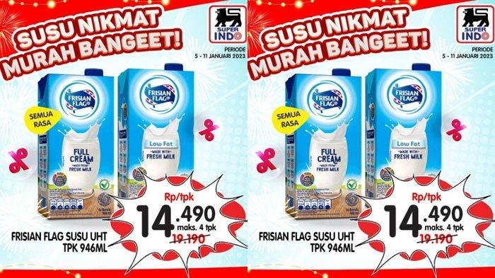 Susu UHT 946 Mililiter hanya Rp 14.490, Cek Promo Superindo Hari ini ...