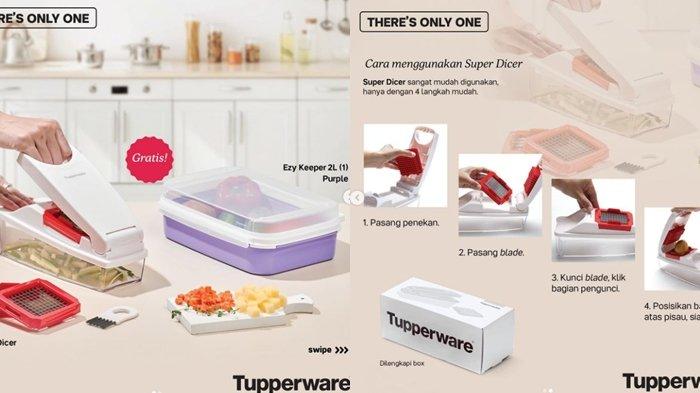 Beli Super Dicer Gratis 1 Ezy Keeper 2 Liter, Promo Terbaru Tupperware ...