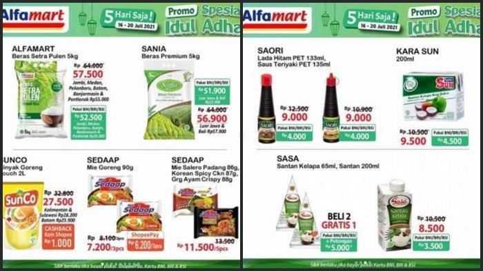 Promo JSM Alfamart Hari ini Sabtu 17 Juli 2021, Belanja Super Hemat Menjelang Hari Raya Idul ...