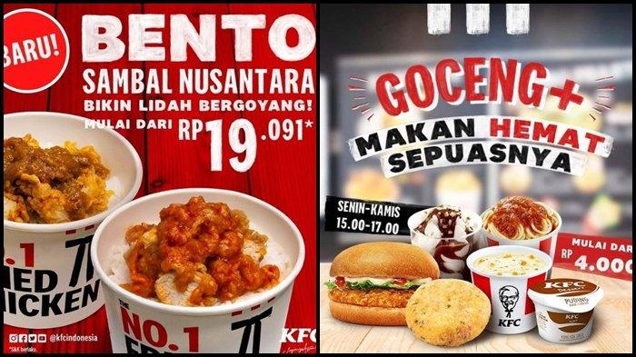 Promo KFC Hari ini Senin 29 November 2021, Goceng Plus Diskon hingga 50 ...