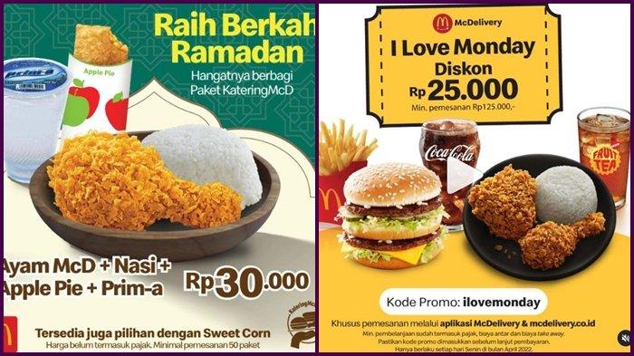 Katalog Promo McD Hari ini Rabu 13 April 2022, Belanja Paket Katering ...