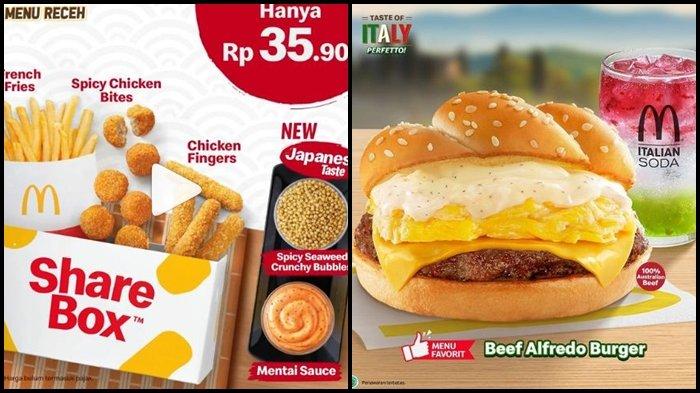 Promo McD Hari ini Senin 1 November 2021, Share Box McD dengan Mentai ...