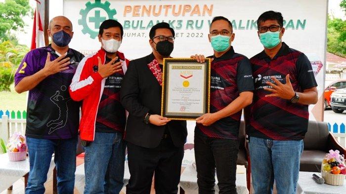 Tutup Bulan K3 Tahun 2022, Pertamina Raih Rekor MURI - Tribunkaltim.co
