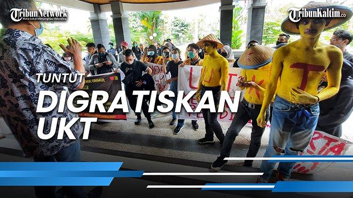 NEWS VIDEO Puluhan Mahasiswa Unmul Gelar Aksi di Depan Rektorat, Tuntut Digratiskan UKT ...