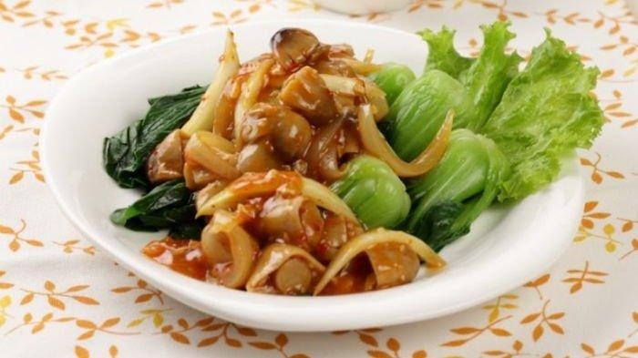 Resep Menu Sahur, Perpaduan Rasa dari Pokcoy Saus Jamur Pedas Bikin ...