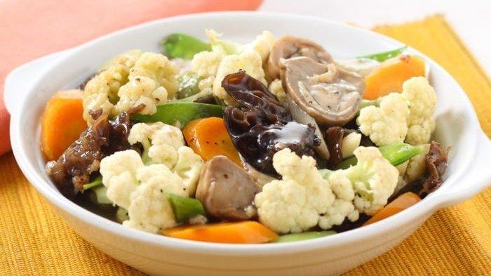 Resep Sayur Kembang Kol Jamur, Menu Praktis dan Sehat yang Bikin ...