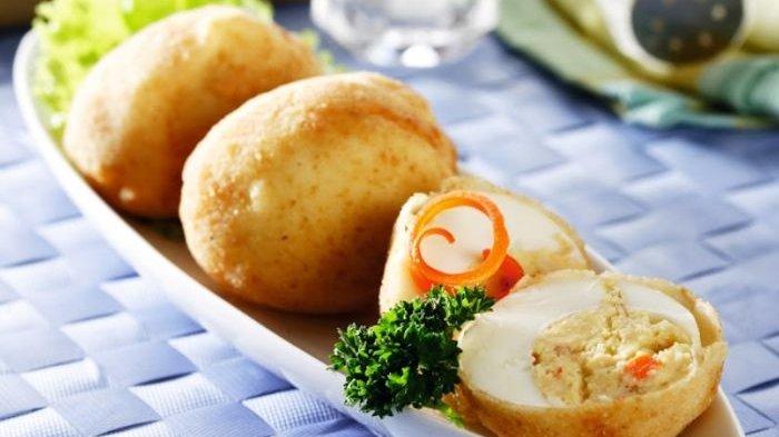 Resep Telur Isi Goreng Tepung, Tekstur Renyah di Bagian Luarnya Bikin ...