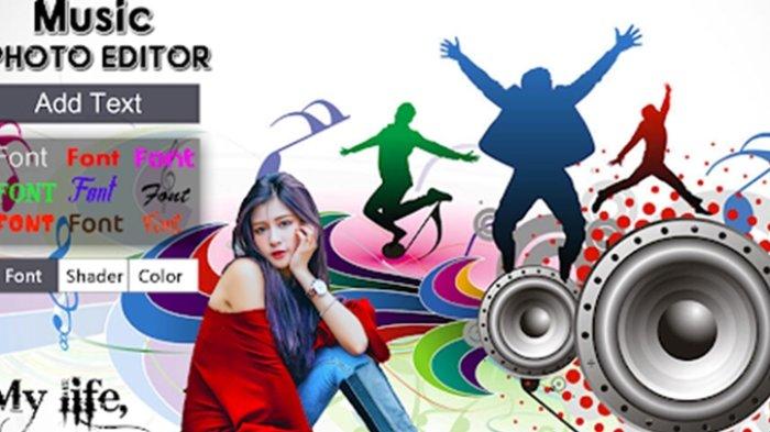 Tutorial Menggunakan Aplikasi Edit Foto Music, Terlihat Seperti ...