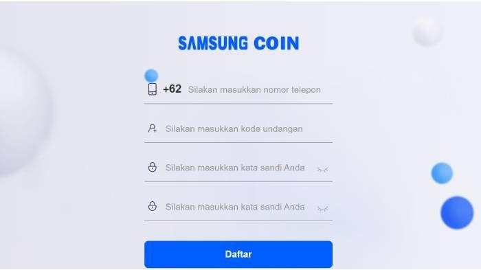 Aplikasi Penghasil Uang Terbaru Samsung Coin, Cukup Daftar Dengan Nomor ...