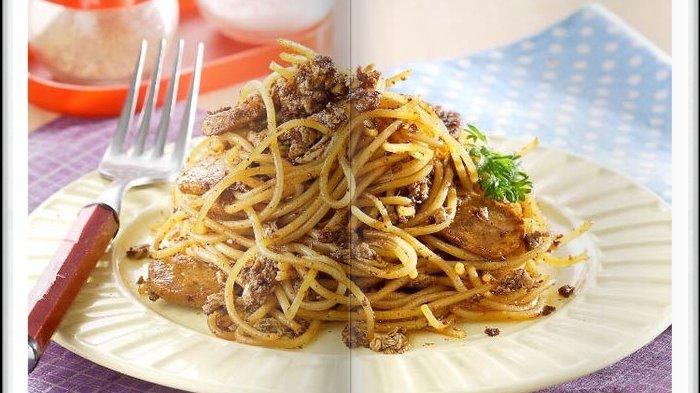 Cara Bikin Spageti Goreng Rendang Spesial Super Enak, Menu Sarapan di ...