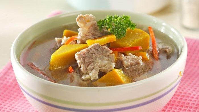 Cara Bikin Sup Daging Labu Kuning Super Enak, Menu Berkuah yang Bikin ...