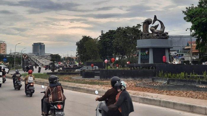 Awal 2022, Taman Depan Flyover Jembatan Mahakam IV Resmi Dibuka, Jadi ...