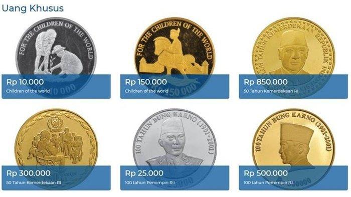 Koin Rp 100 Ribu Viral, Ternyata Ada 28 Uang Logam Rupiah dari Emas ...