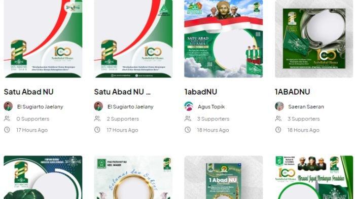 30 Twibbon 1 abad NU 2023 dan Cara Pakainya, Pasang dan Bagikan di Sosial Media - Tribunkaltim.co