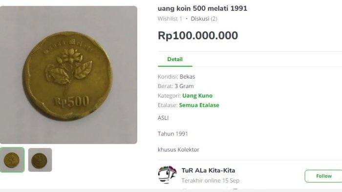 Benarkah Koin Rp 500 Gambar Melati Mengandung Emas? Kolektor Cari ...