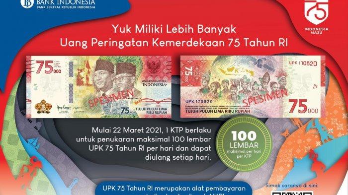 UPK 75 Tahun RI Bisa Digunakan Bertransaksi, Berikut Syarat dan ...