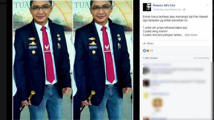 Medsos Heboh Lihat Seragam Pasha Ungu Pakai Pin Satpol PP, Wing Marinir ...