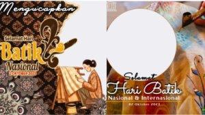 30 Poster Hari Batik Nasional 2 Oktober 2023, Cocok untuk Pamflet ...