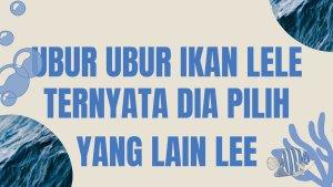 67 Kumpulan Pantun Ubur-ubur Ikan Lele yang Unik dan Lucu untuk Caption di Instagram/WhatsApp ...
