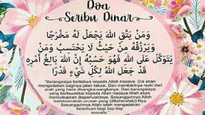 Bacaan Lengkap Ayat Seribu Dinar Juga Keistimewaan Baca Surat At Talaq ...