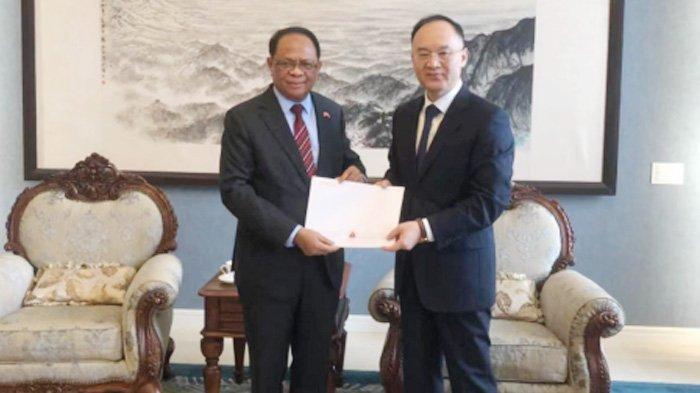 Asisten Menteri Luar Negeri China Nong Rong Bertemu dengan Dubes Timor ...