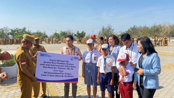 21 Pelajar Prestasi Timor Tengah Selatan Dapat Bantuan Beasiswa dari BRI Cabang Soe - Pos-kupang.com