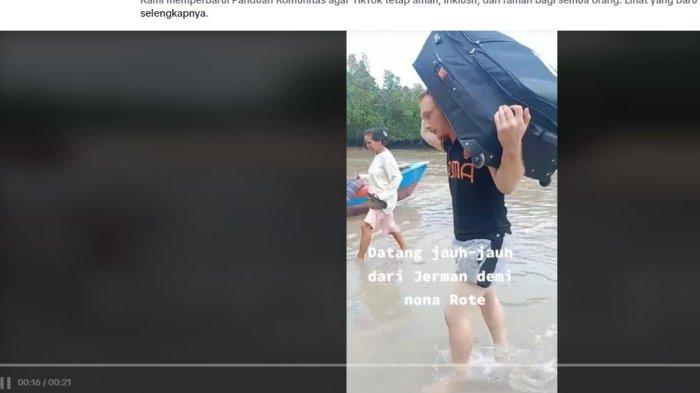 Berita Viral Bule Jerman Seberang Sungai Demi Nona Dari Pulau ...