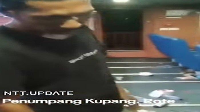 Berita Viral NTT, Joroknya Kapal Kupang-Rote, Penumpang Buang Sampah ...