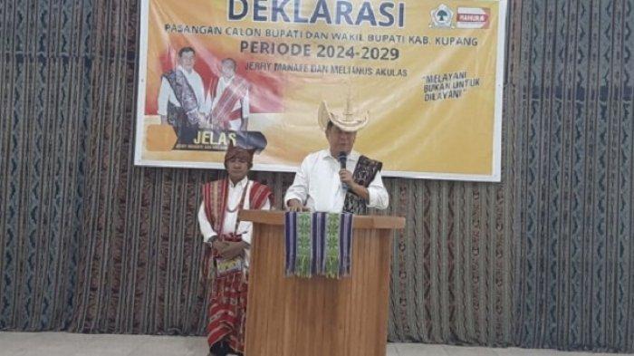Golkar-Hanura Deklarasikan Usung Paket JELAS Jerry Manafe-Melianus Akulas di Pilkada Kupang ...