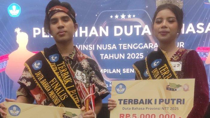 Daniel Hosea dan Bintang Komaladewi Jadi Duta Bahasa NTT 2025 - Pos-kupang.com
