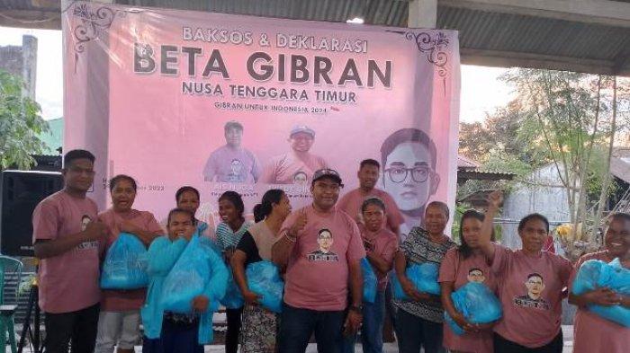 Relawan Beta Gibran NTT Deklarasi Gibran Rakabuming Maju dalam ...