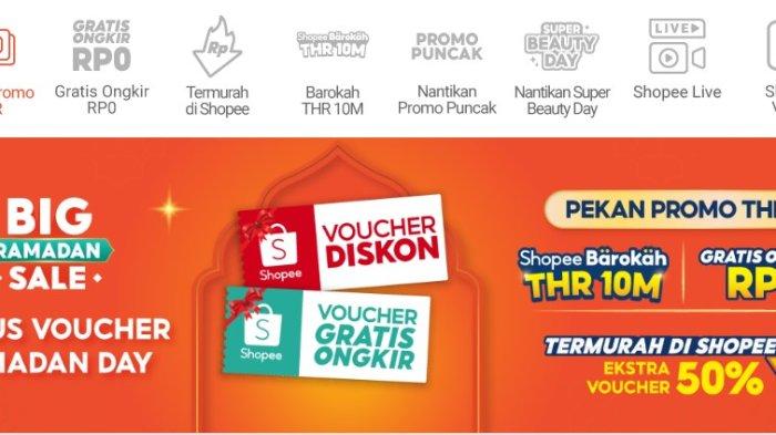 Shopee Big Ramadhan Sale 2024, Ada Gratis Ongkir Rp 0 Hinga Flash Sale Rp 1 - Halaman all - Pos ...