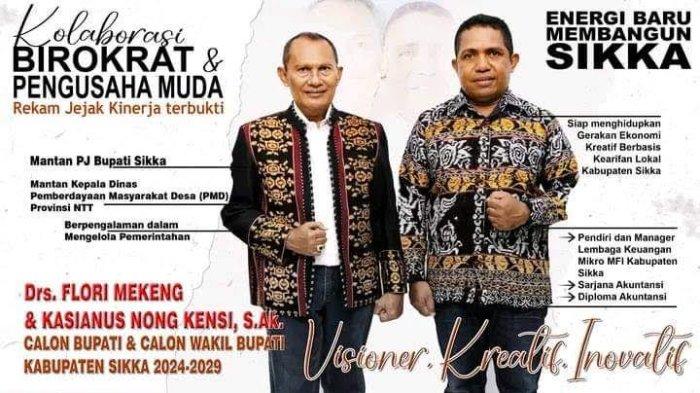 BREAKING NEWS: Paket Independen Flory-Ken Deklarasikan Diri Maju di Pilkada Sikka - Pos-kupang.com