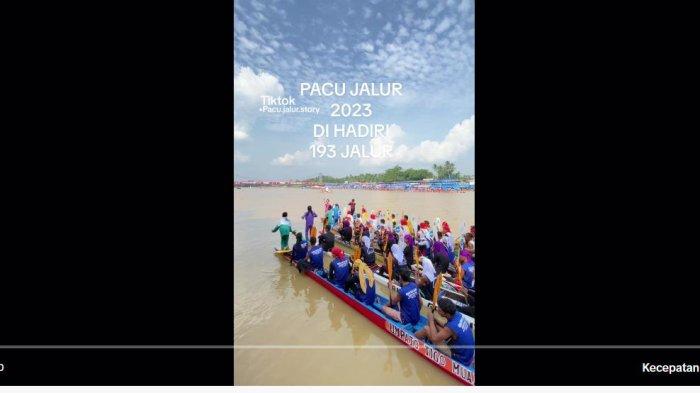 Viral Suasana Pembukaan Festival Pacu Jalur di Provinsi Riau Sangat ...