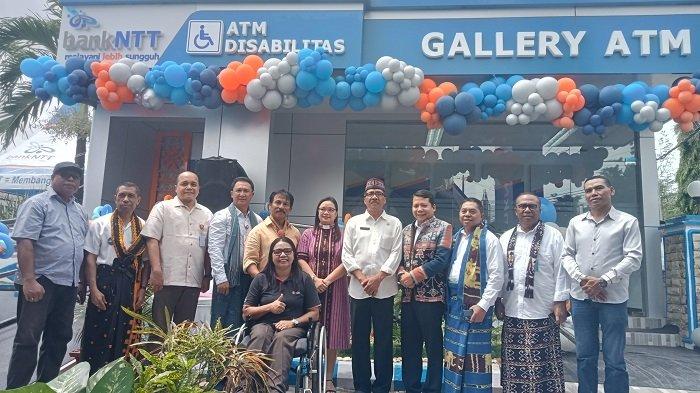 Bank NTT Resmikan ATM Disabilitas dan Galeri ATM CRM - Pos-kupang.com