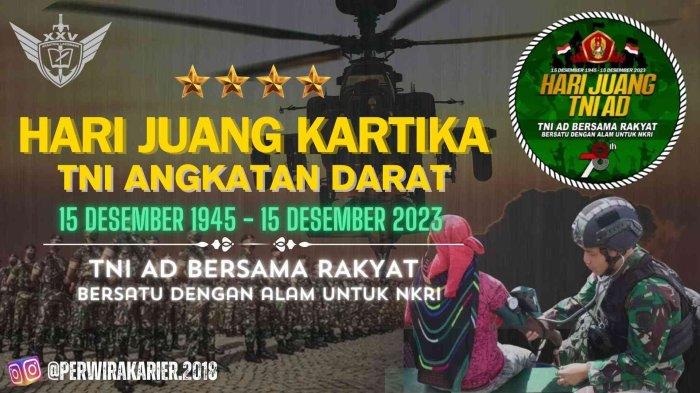Mengenal Hari Juang Kartika TNI-AD yang Diperingati Setiap 15 Desember ...