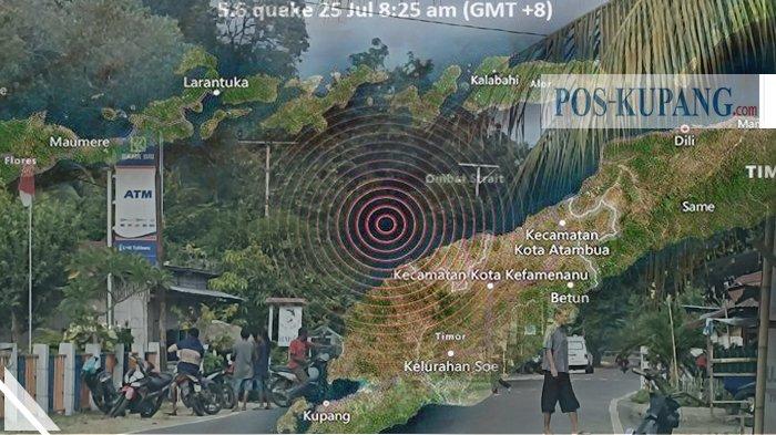 Gempa TTU NTT Jadi Terbesar se-Indonesia Pekan Ini, Getaran Magnitudo 6,0 Dirasa Hingga 9 ...