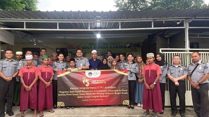 Peringati HUT ke 75 Hari Bhakti Imigrasi, Kanim Atambua Berbagi dengan Penghuni Panti Asuhan ...