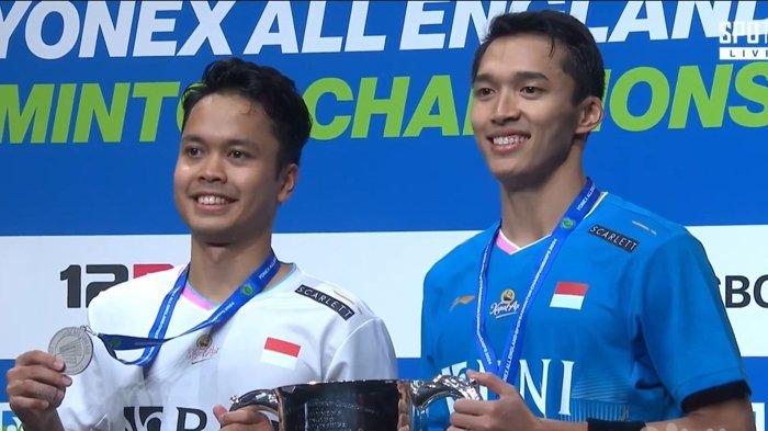 Jonatan Christie dan Anthony Ginting Masih Bertahan di 10 Besar Dunia - Pos-kupang.com